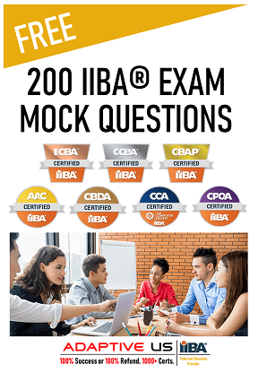 Free 200 IIBA Mock Questions with All IIBA Exams Info